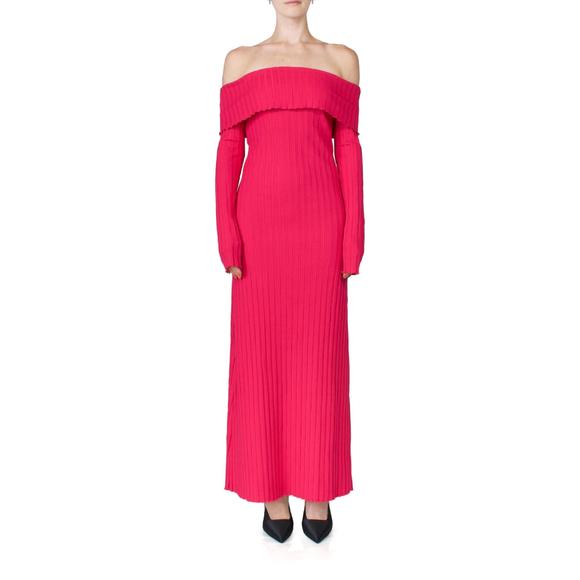 Simon Miller | Dresses | New Simon Miller Espen Rib Dress In Funky Fuchsia | Poshmark
